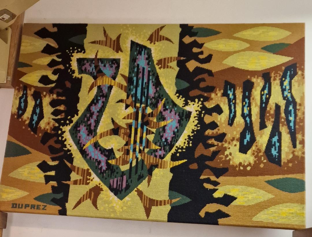 1960s French Tapestry by Jean Claude Duprez – Bleu Furniture