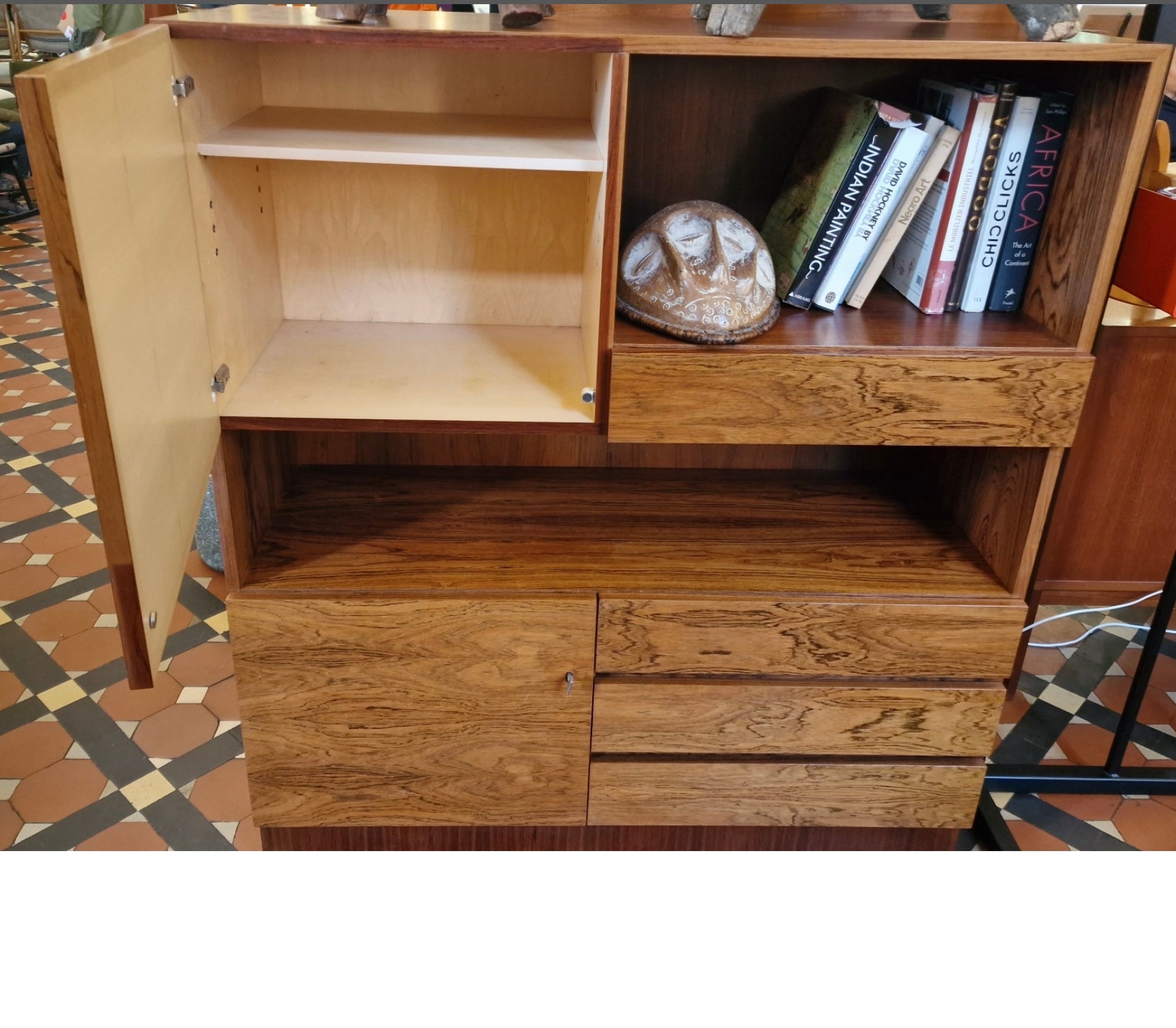 1960’s Rosewood cabinet Georg Satink for WK Mobel, Germany. – Bleu ...