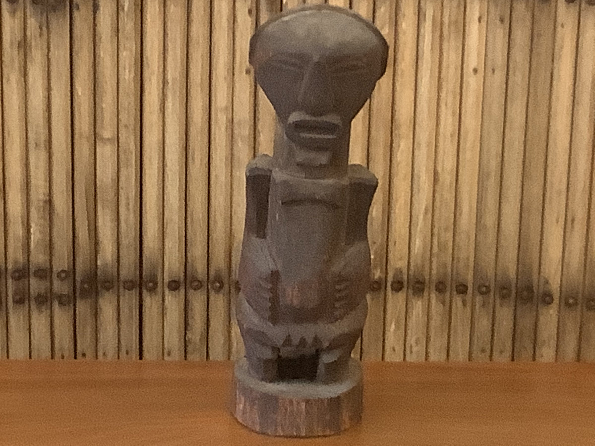 African Tribal Art, Luba statue from democratic republic of congo ...