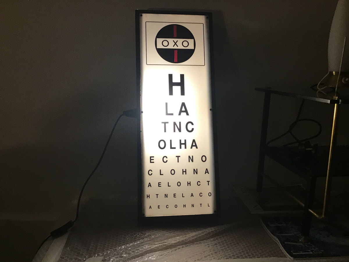 Optician’s light box – Bleu Furniture