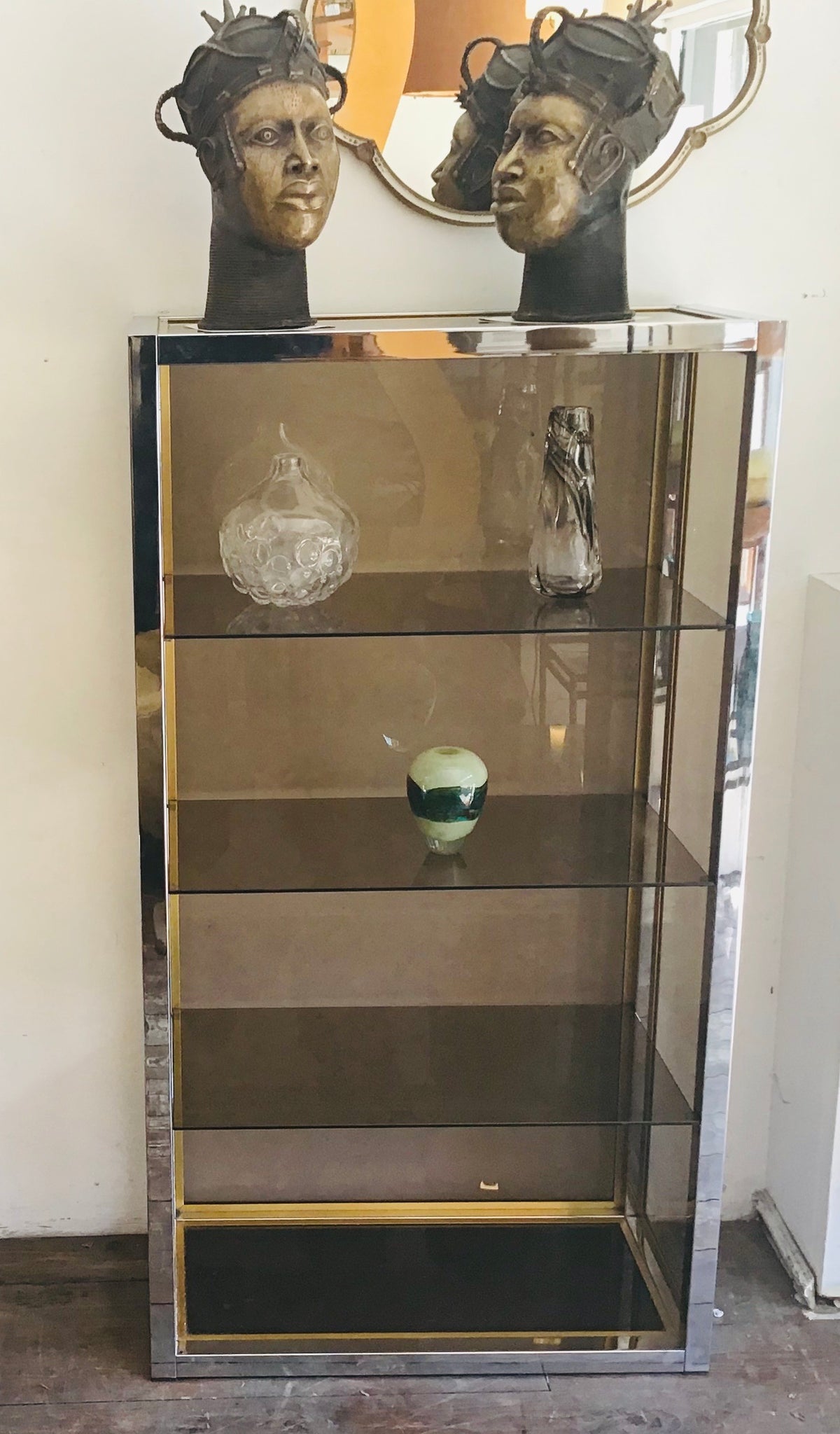 1970’s Renato Zevi display cabinet Etagere – Bleu Furniture
